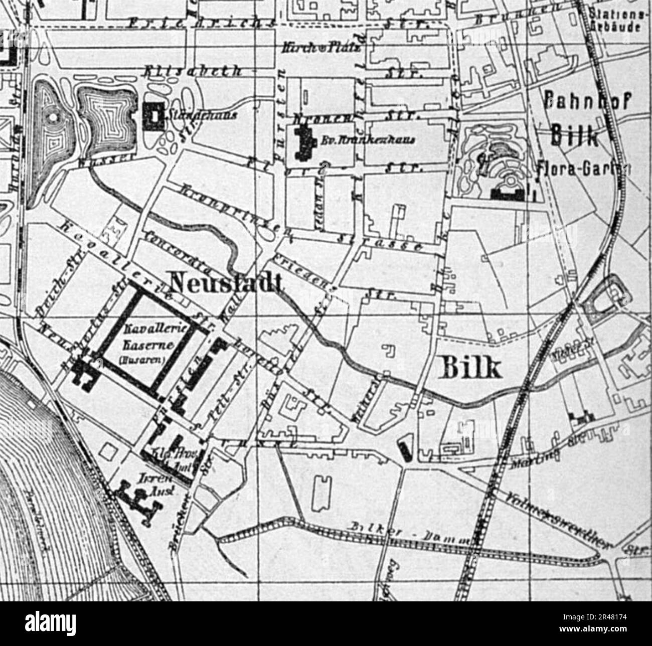 Stadt plan Black and White Stock Photos & Images - Alamy