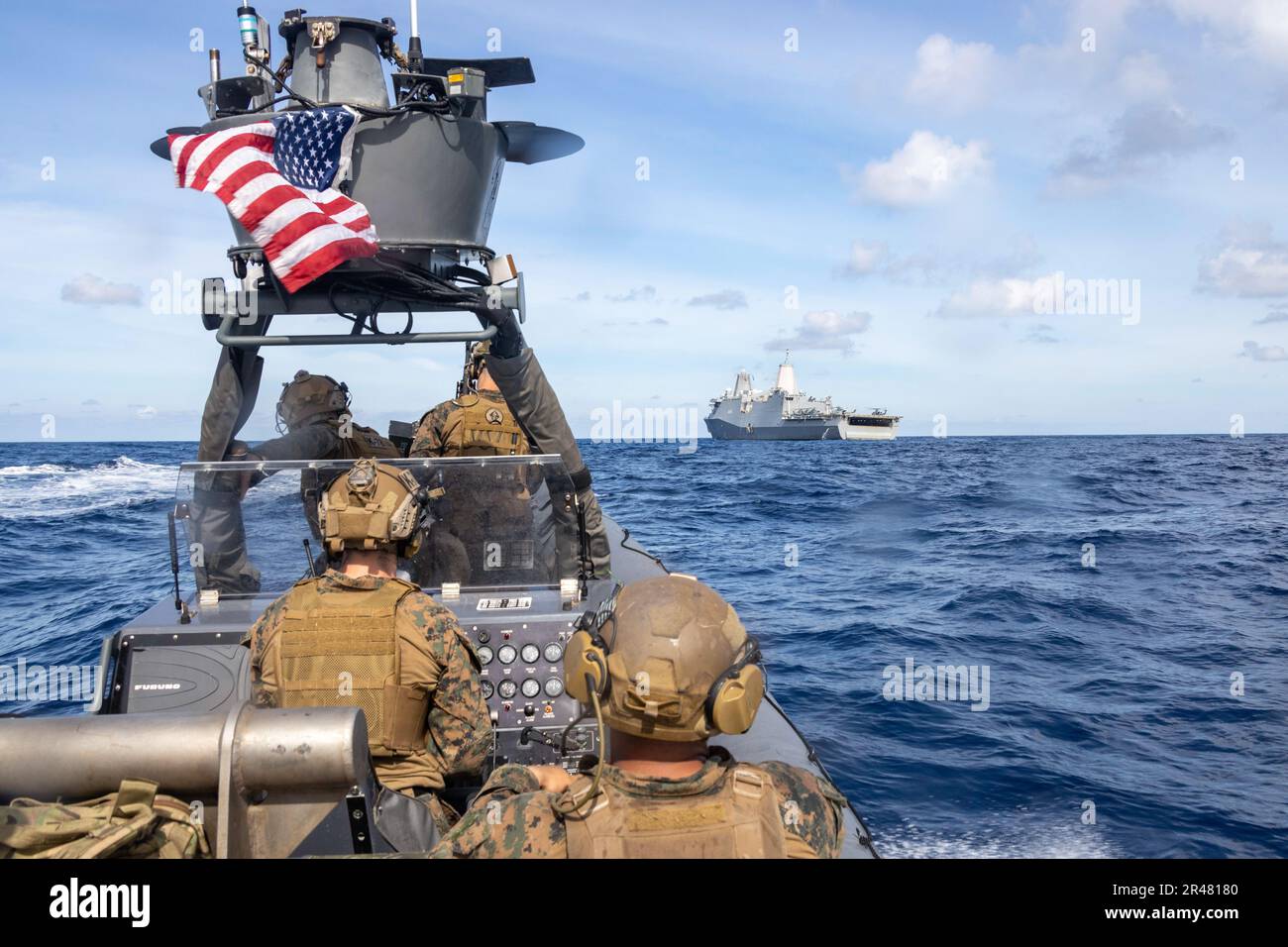 INDIAN OCEAN (Jan. 14, 2023) – U.S. Marines with Maritime Raid Platoon ...