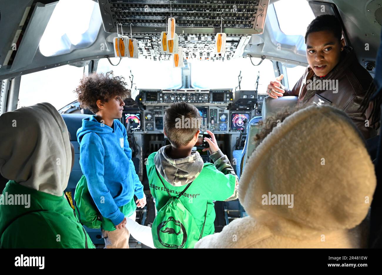 U.S. Air Force Capt. Stewart Holmes, 14th Airlift Squadron C-17 ...