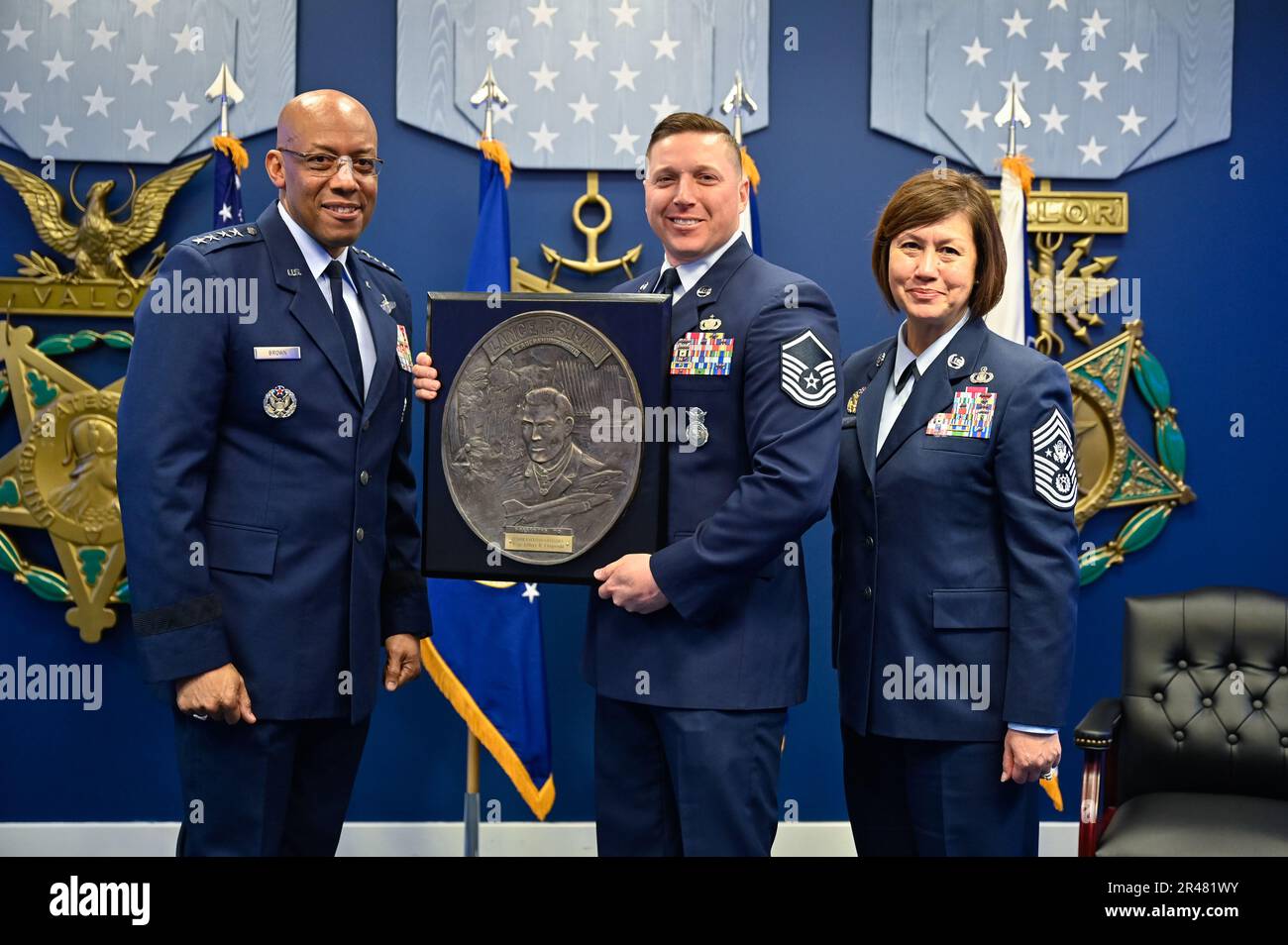 Air Force Chief of Staff Gen. CQ Brown, Jr. and Chief Master Sgt. of ...