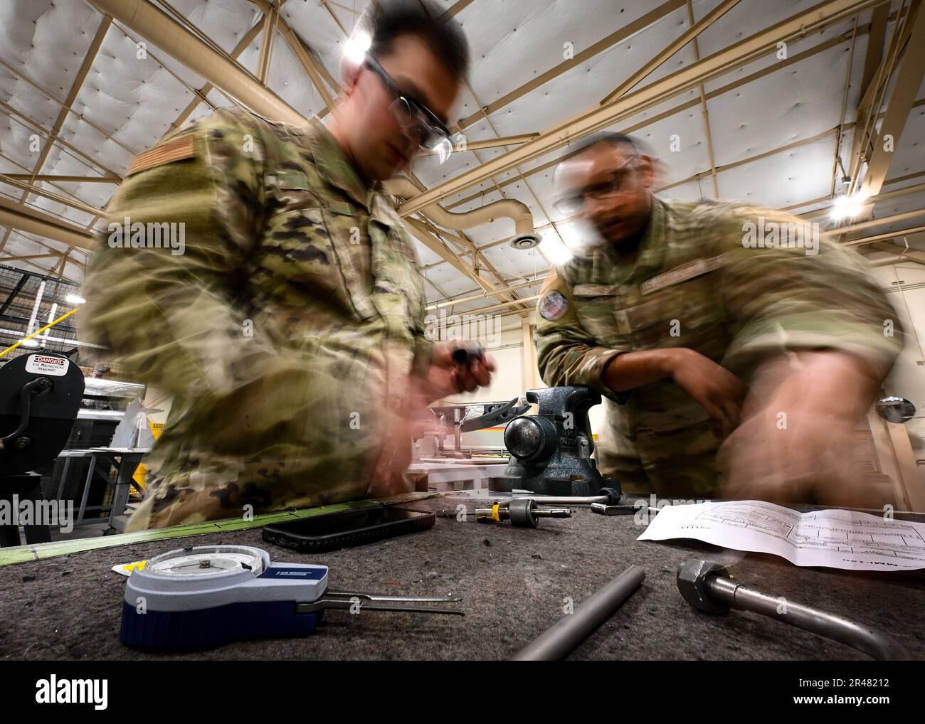 U.S. Air Force Staff Sgt. Trevor Grott, 20th Equipment Maintenance ...