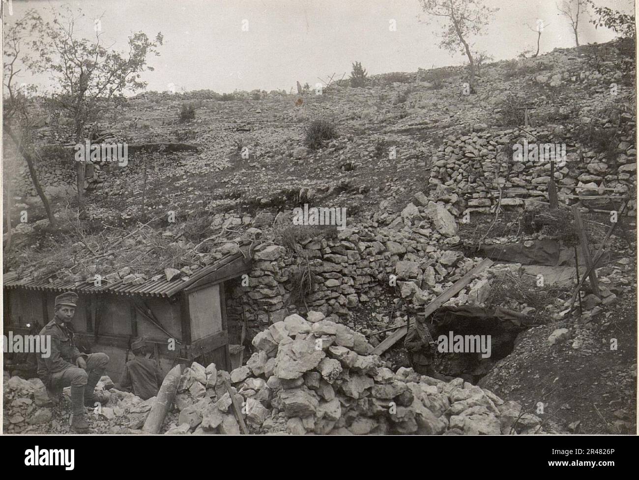 Unterkunft eines Honved Rgtm.Komdos.27.8.17 Stock Photo - Alamy