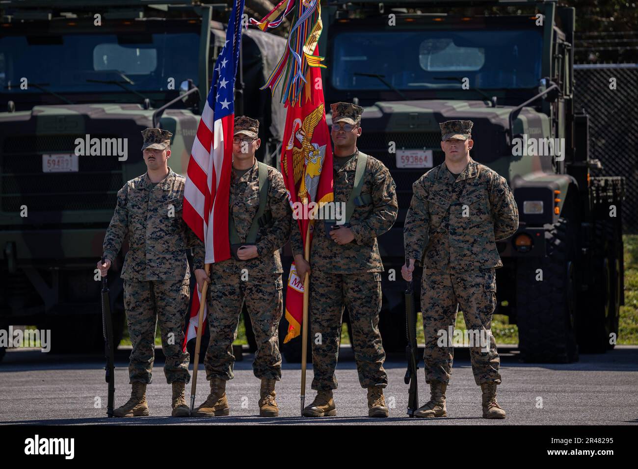 U.S. Marines with Air Support Company Bravo (ASC-B), Marine Air Support ...