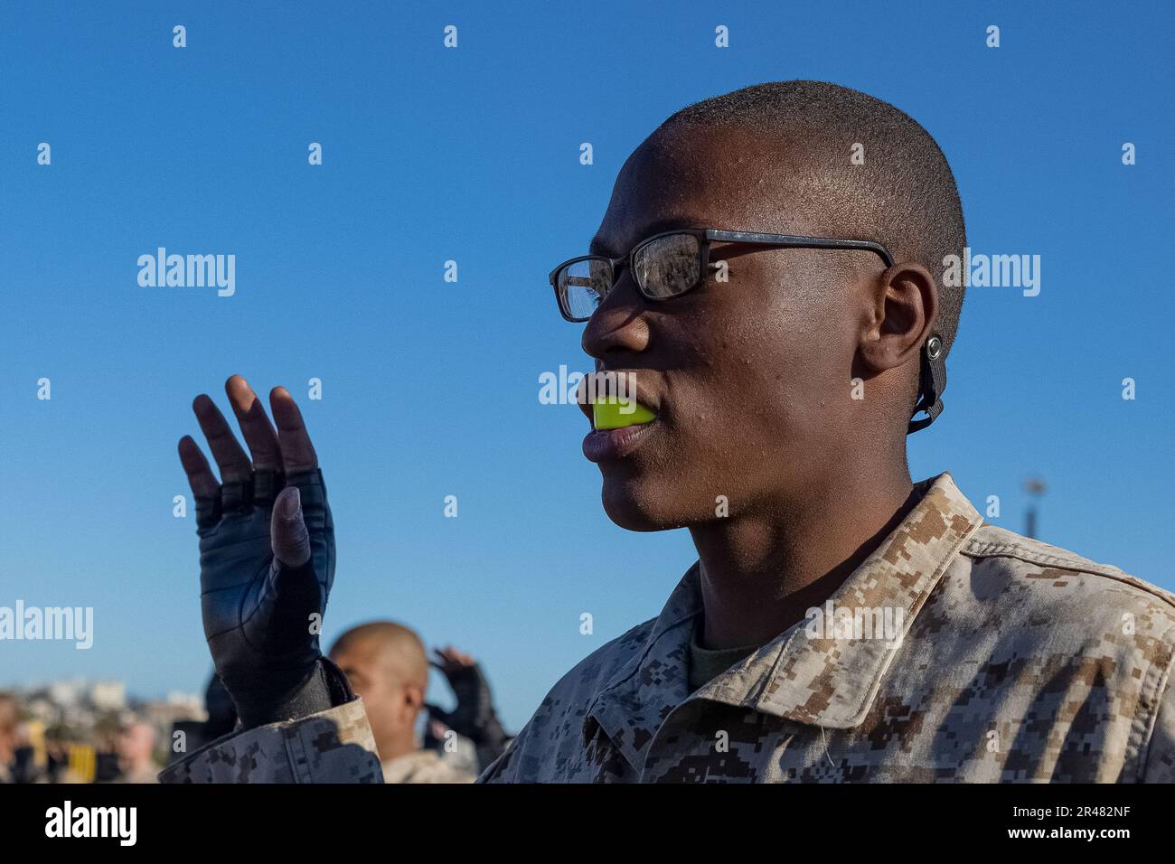 U.S. Marine Corps Recruit Jordan Smith with Kilo Company, 3rd Recruit ...