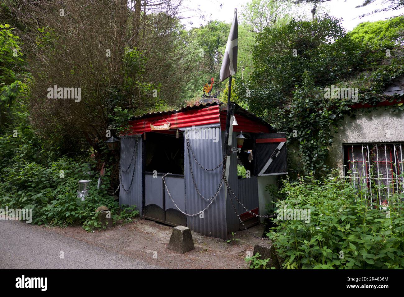 Tank cemetery cornwall uk Stock Photo - Alamy