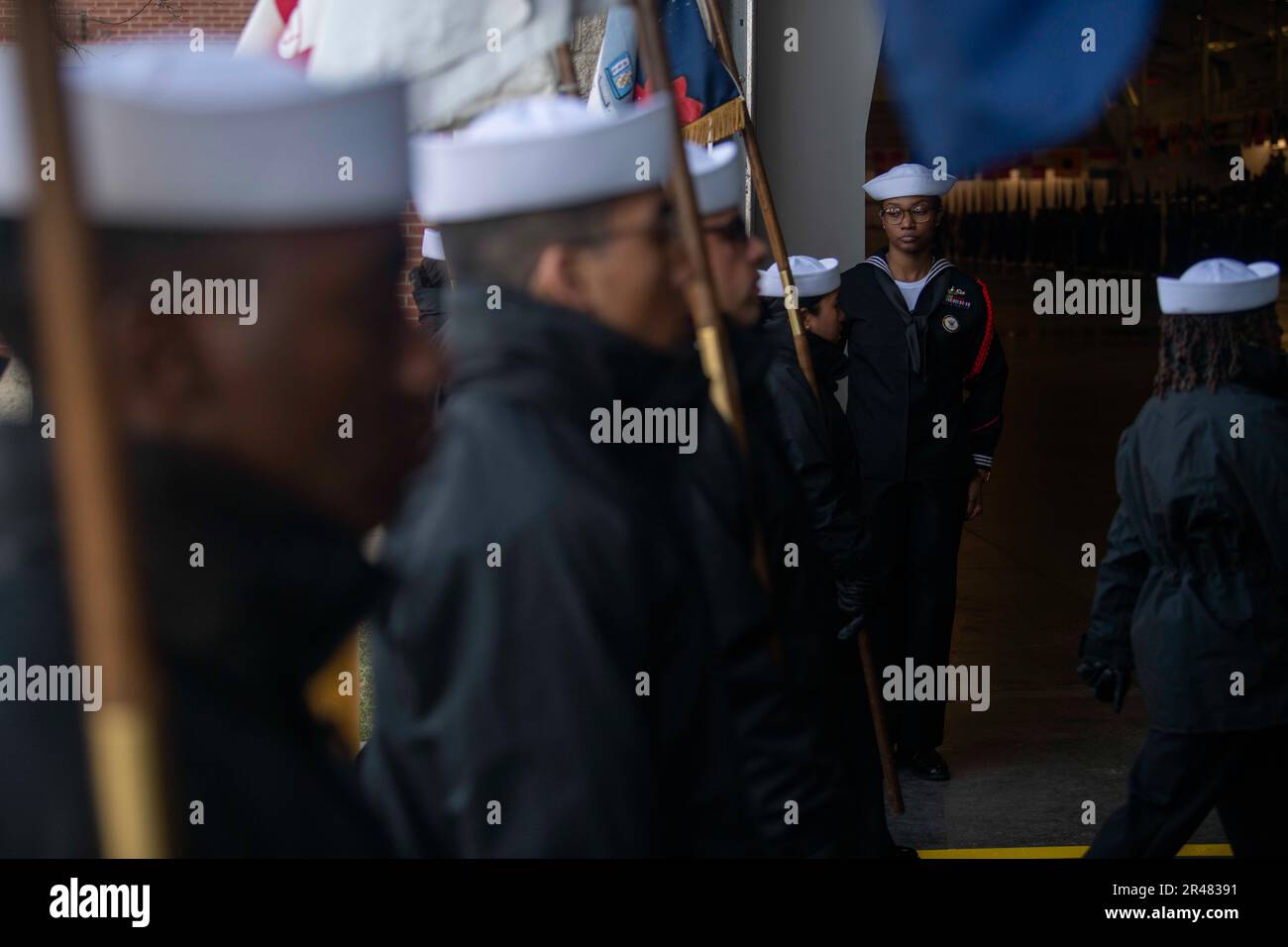 230407-N-LN782-1212 (Apr. 07, 2023) Sailors graduating from boot camp ...