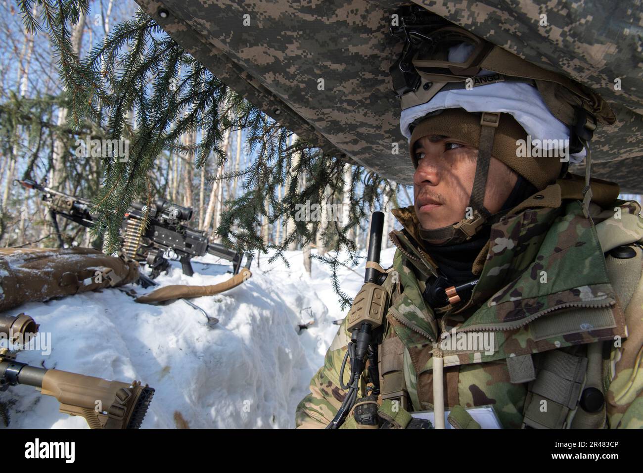 U.S. Army Spc. Kyle Tango, an infantryman with Baker Company, 3rd ...