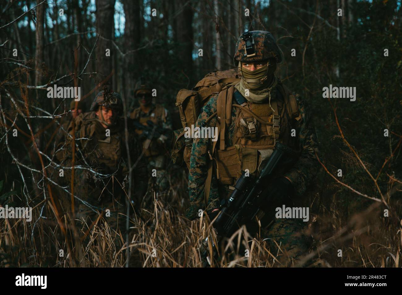 U.S. Marine Corps Lance Cpl. John Carmical, automatic rifleman, 3rd ...