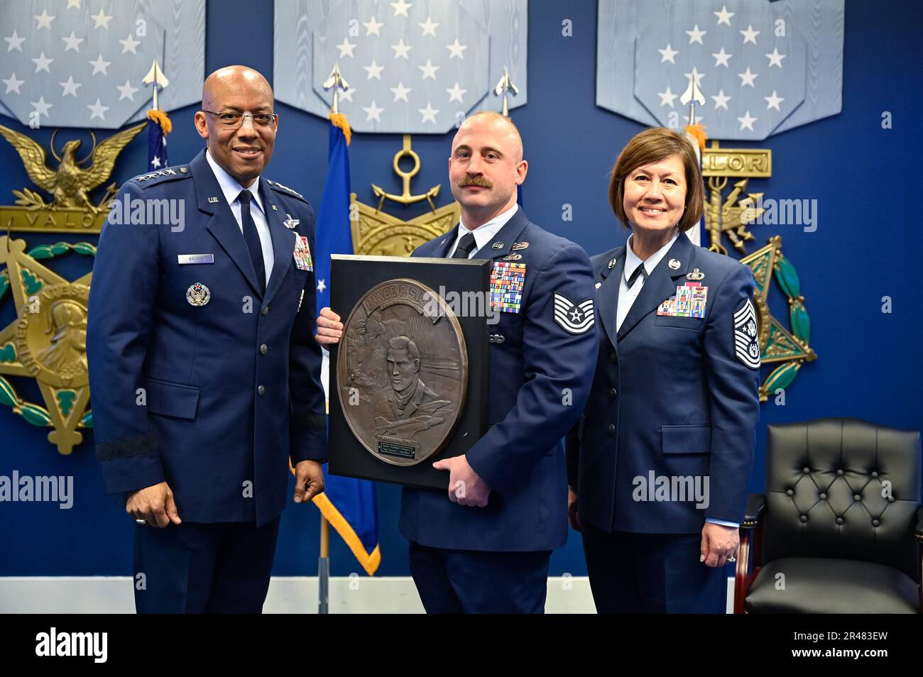Air Force Chief of Staff Gen. CQ Brown, Jr. and Chief Master Sgt. of ...