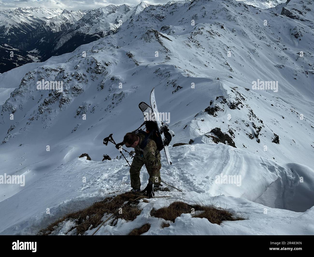 Sgt. 1st Class Tim McLaughlin, instructor, U.S. Army Mountain Warfare ...