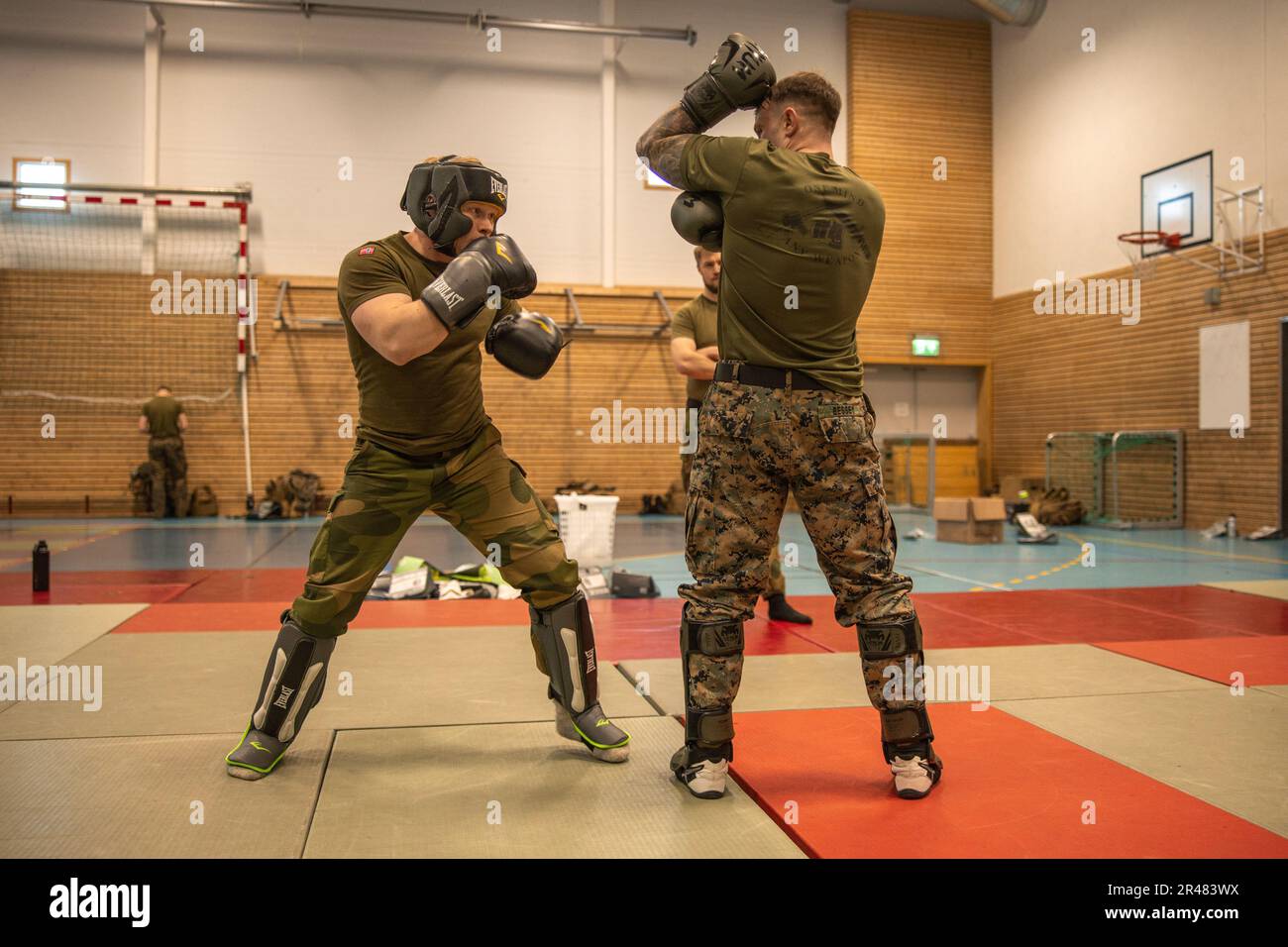 U.S. Marine Corps Staff Sgt. Brian Bessey, a martial arts instructor ...