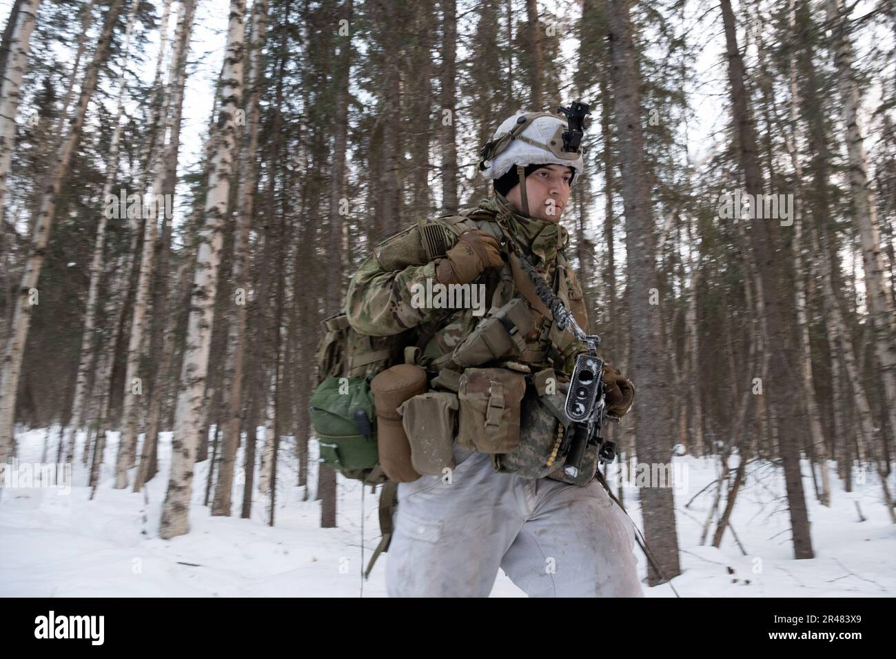 A U.S. Army infantryman with Blackfoot Company, 1st Battalion, 501st ...