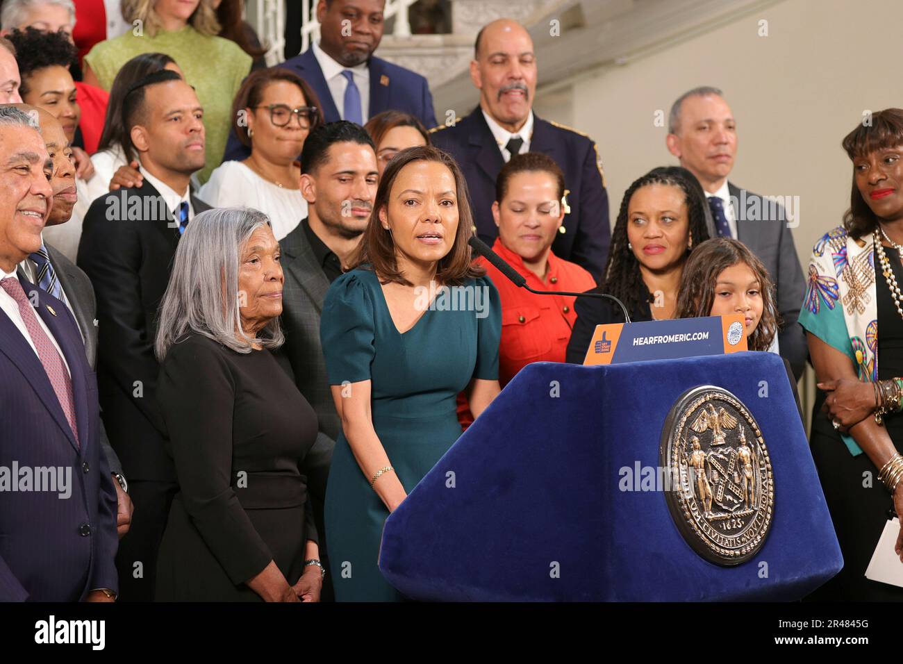 City Hall, New York, USA, May 26, 2023 - New York City Mayor Eric Adams ...