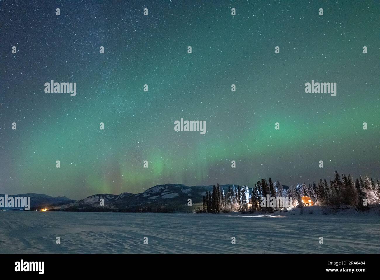Astonishing, amazing northern lights aurora borealis seen in Yukon ...