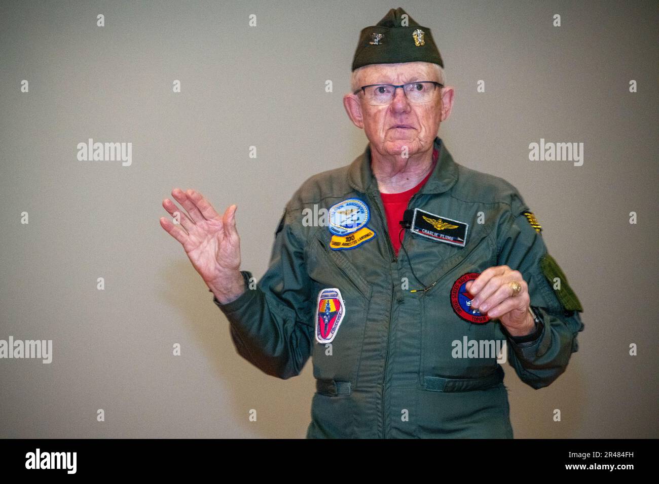 Retired U.S. Navy Capt. Charlie Plumb, pilot and former American ...