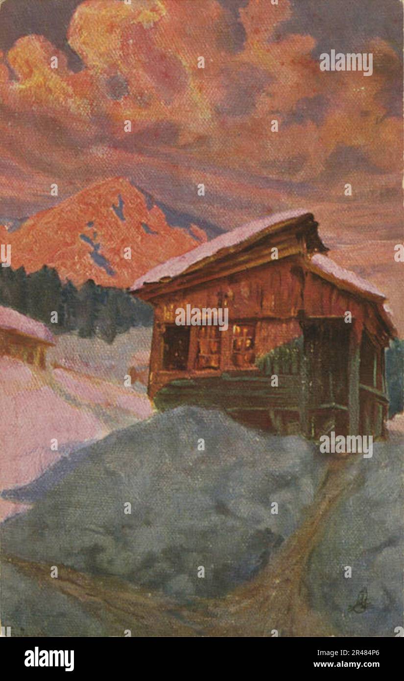 Untitled (Alpine Rest House). (201B Stock Photo - Alamy