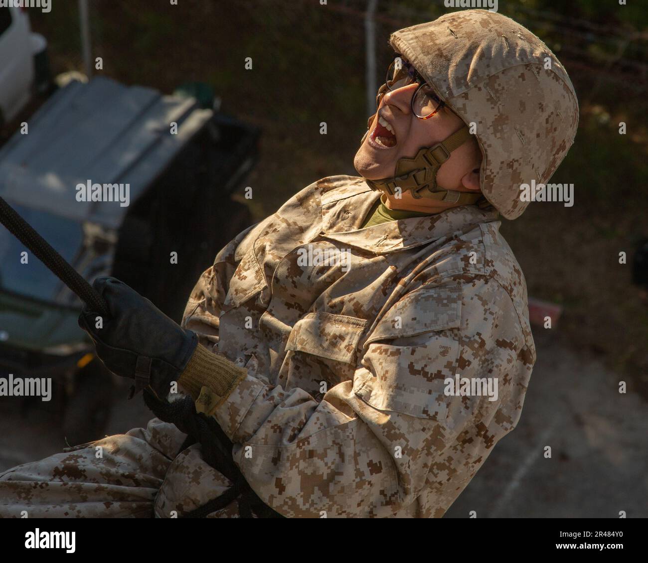 Recruits with Lima Company, 3rd Recruit Training Battalion, tackle the ...