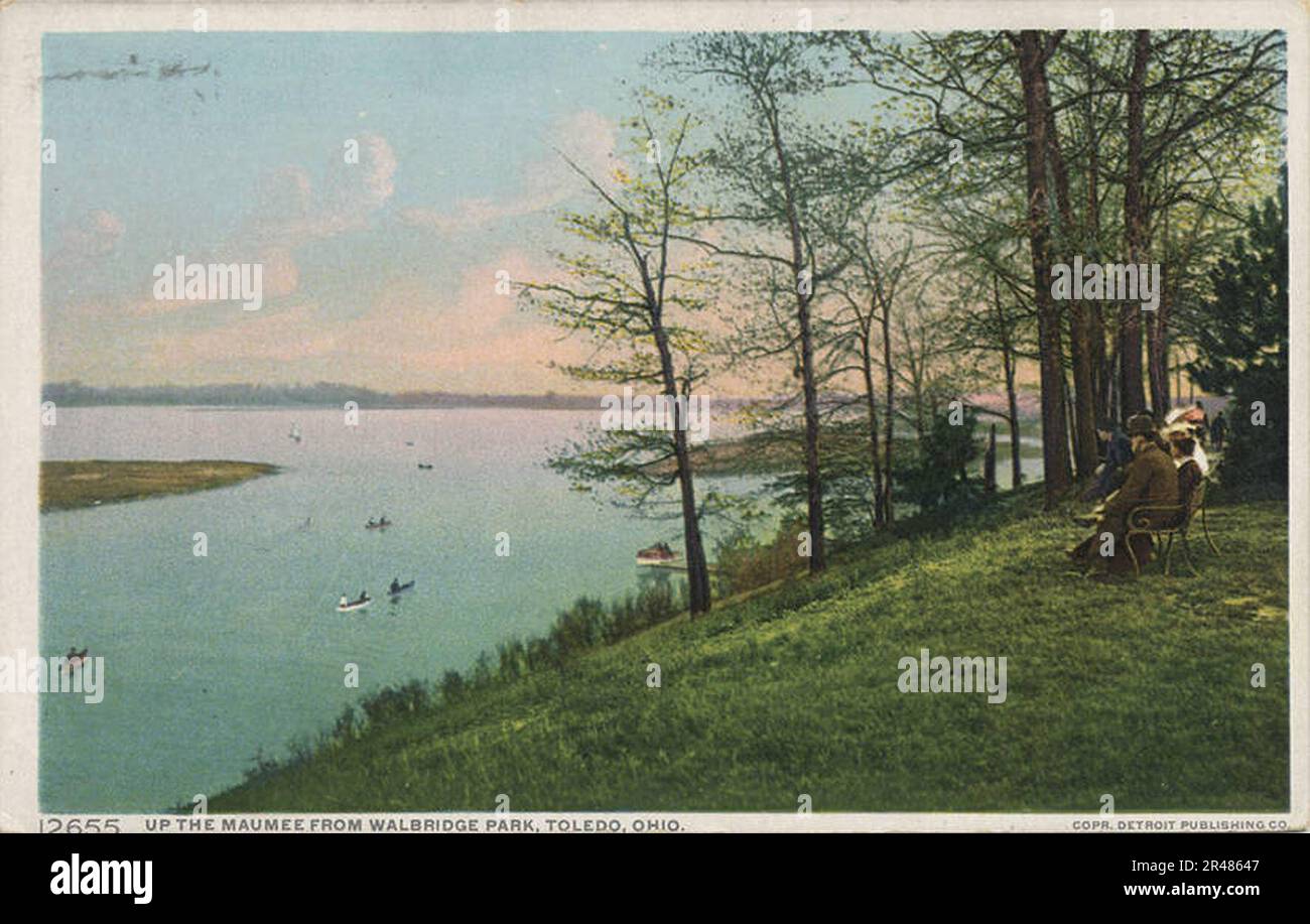 Up the Maumee from Walbridge Park Stock Photo - Alamy