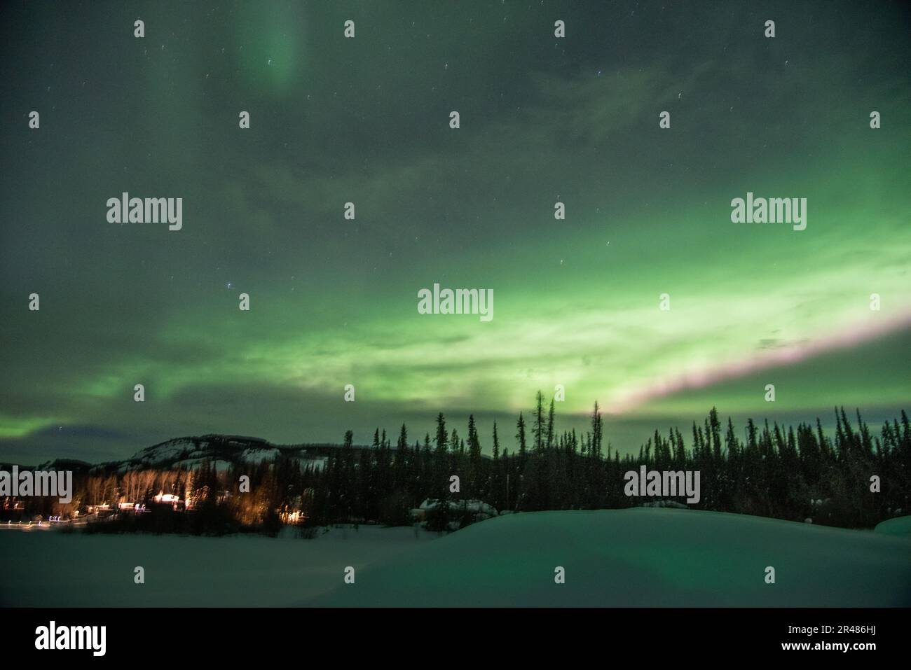 Astonishing, amazing northern lights aurora borealis seen in Yukon ...