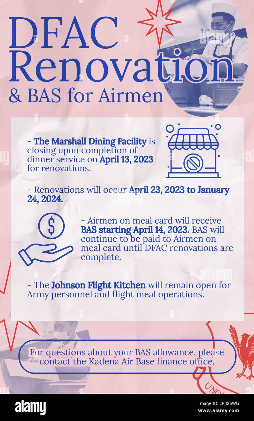 An infographic displays information on the closure of a dining facility ...