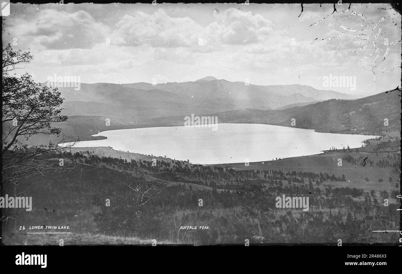 Upper Twin Lake. Lake County, Colorado Stock Photo - Alamy