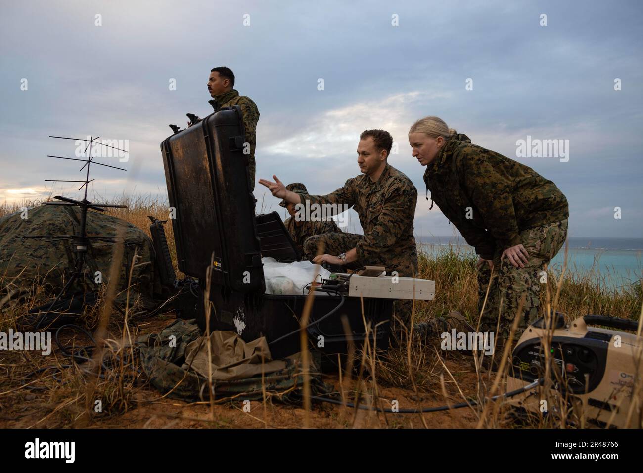 U.S. Marines with the 31st Marine Expeditionary Unit and a U.S. Navy ...