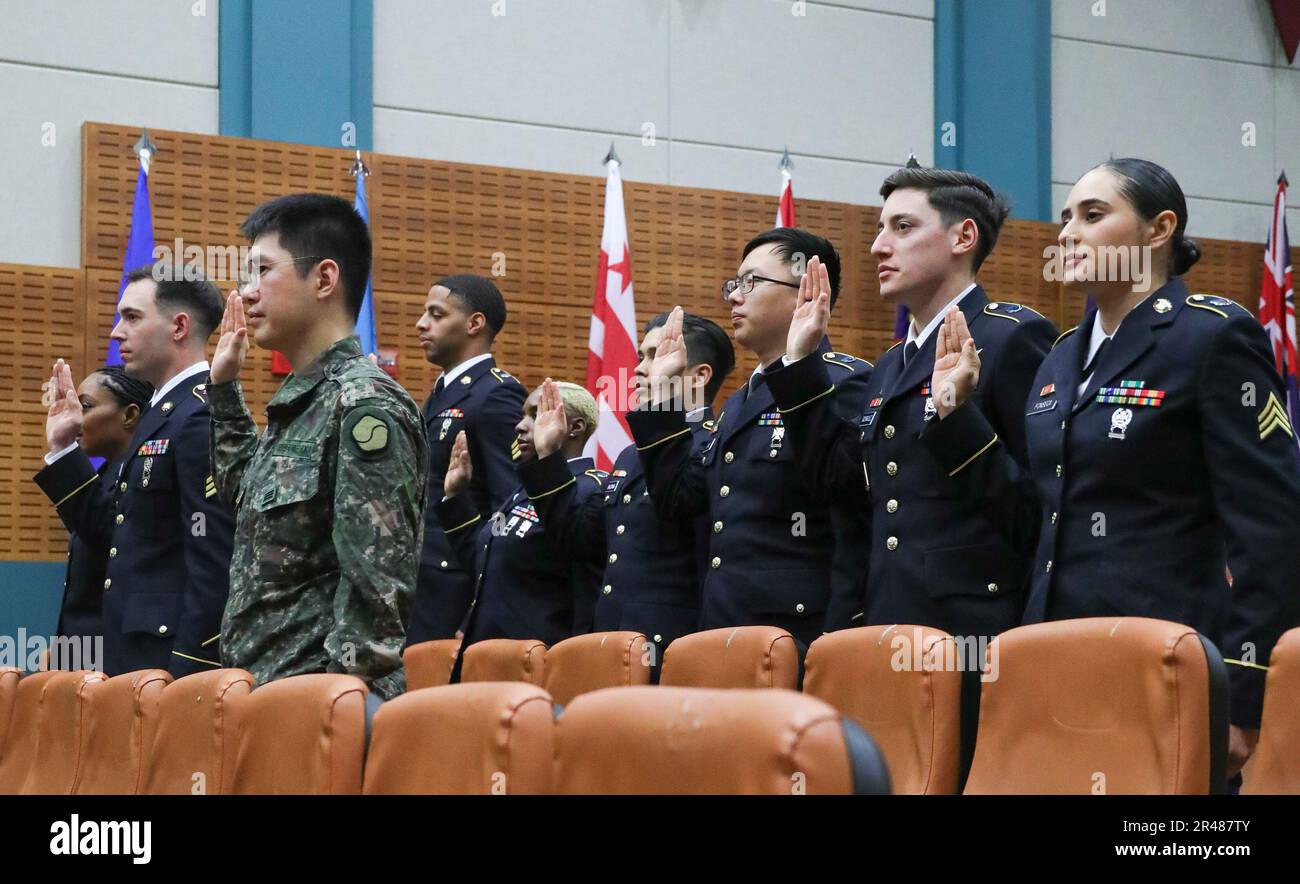 United States Army Garrison Yongsan-Casey Command Sgt. Maj. Wayne ...