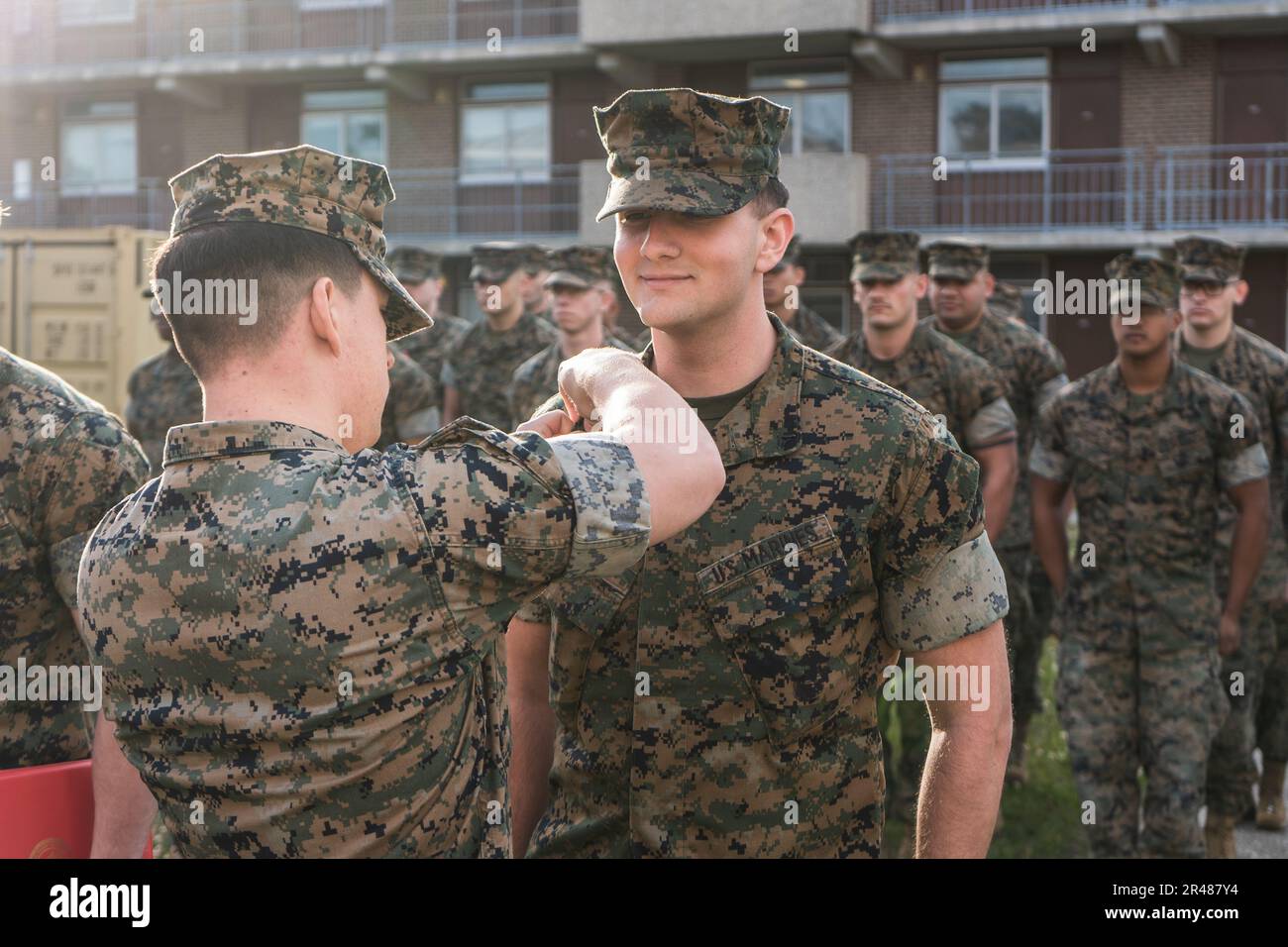 Lance Corporal Robert King, with the 24th Marine Expeditionary Unit ...