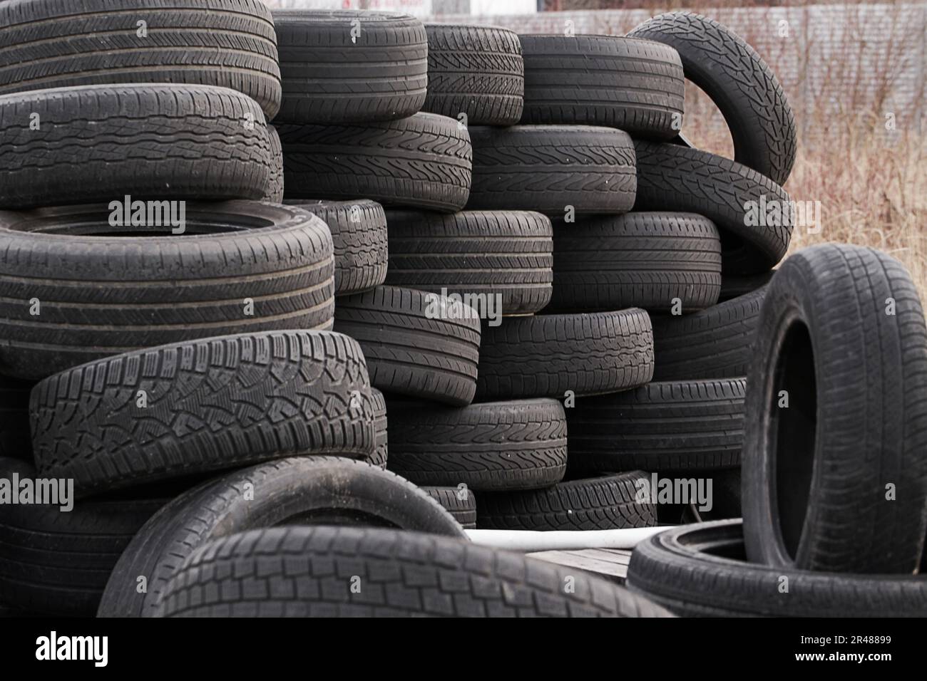 Roadside trash tire hi-res stock photography and images - Alamy