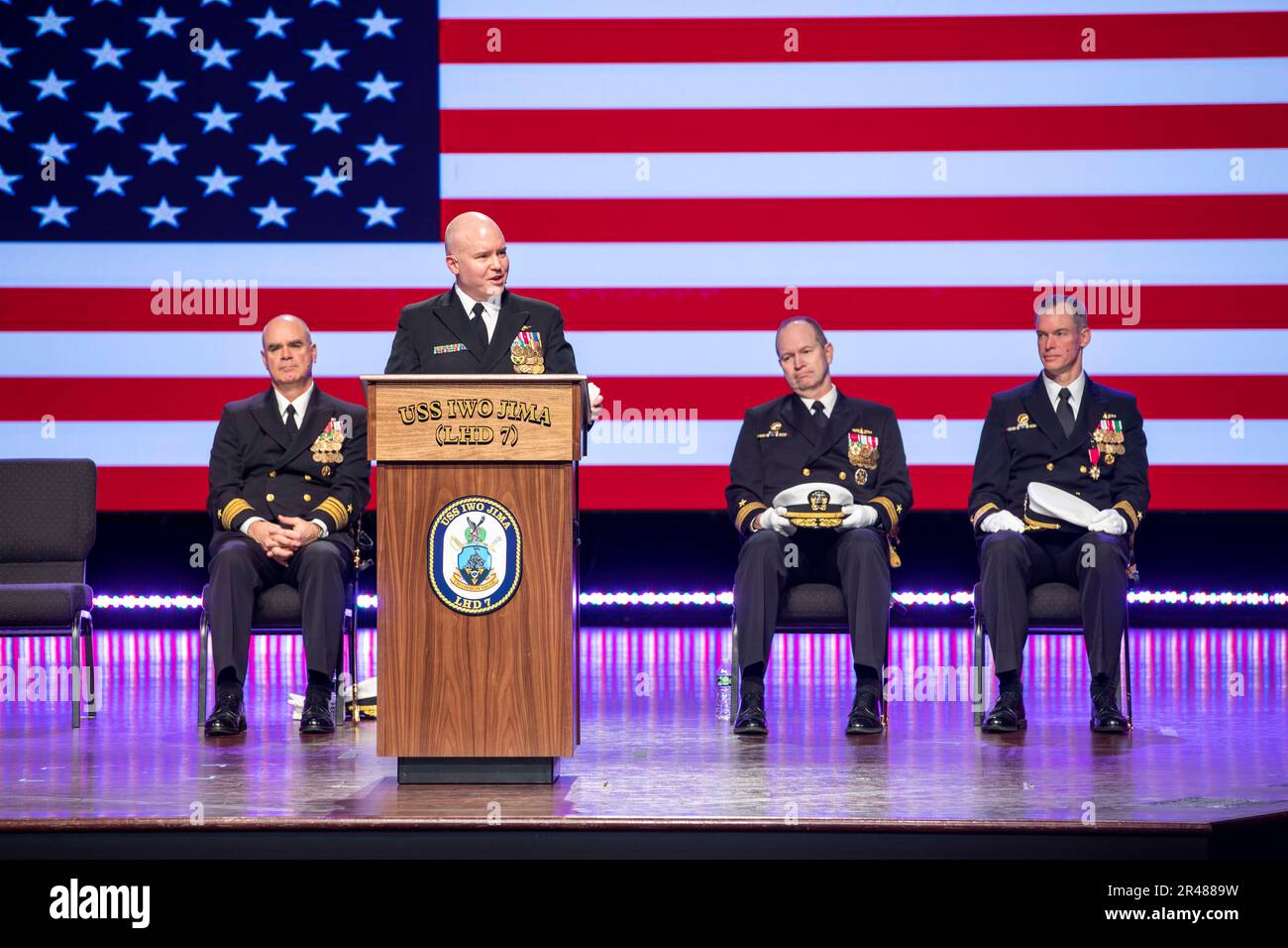 NORFOLK (Jan 20, 2023) Capt. Stephen Froehlich, Commanding Officer of ...