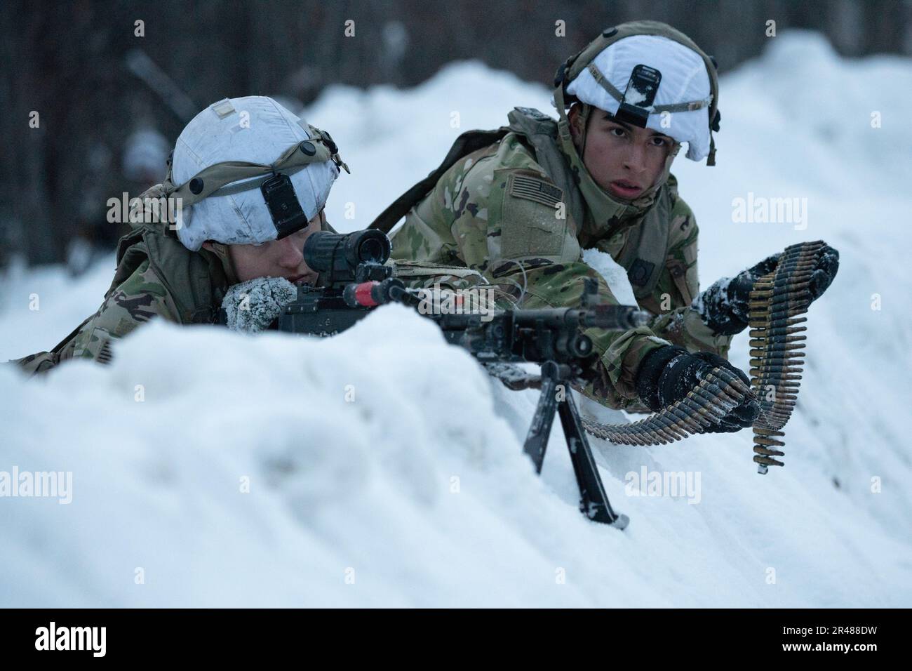 U.S. Army infantrymen with Blackfoot Company, 1st Battalion, 501st ...