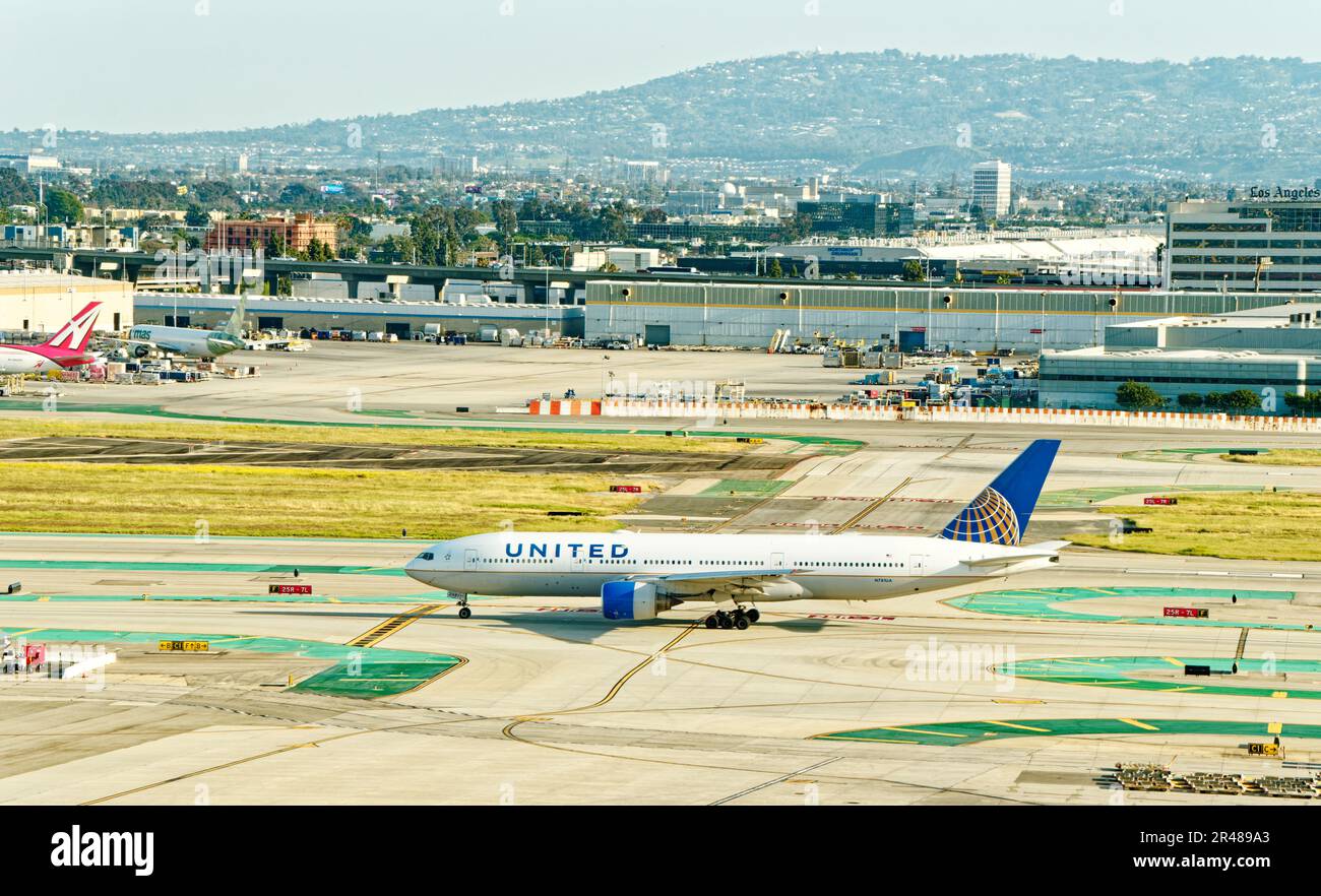LOS ANGELES, CALIFORNIA - April 20, 2023: LAX is the primary airport ...