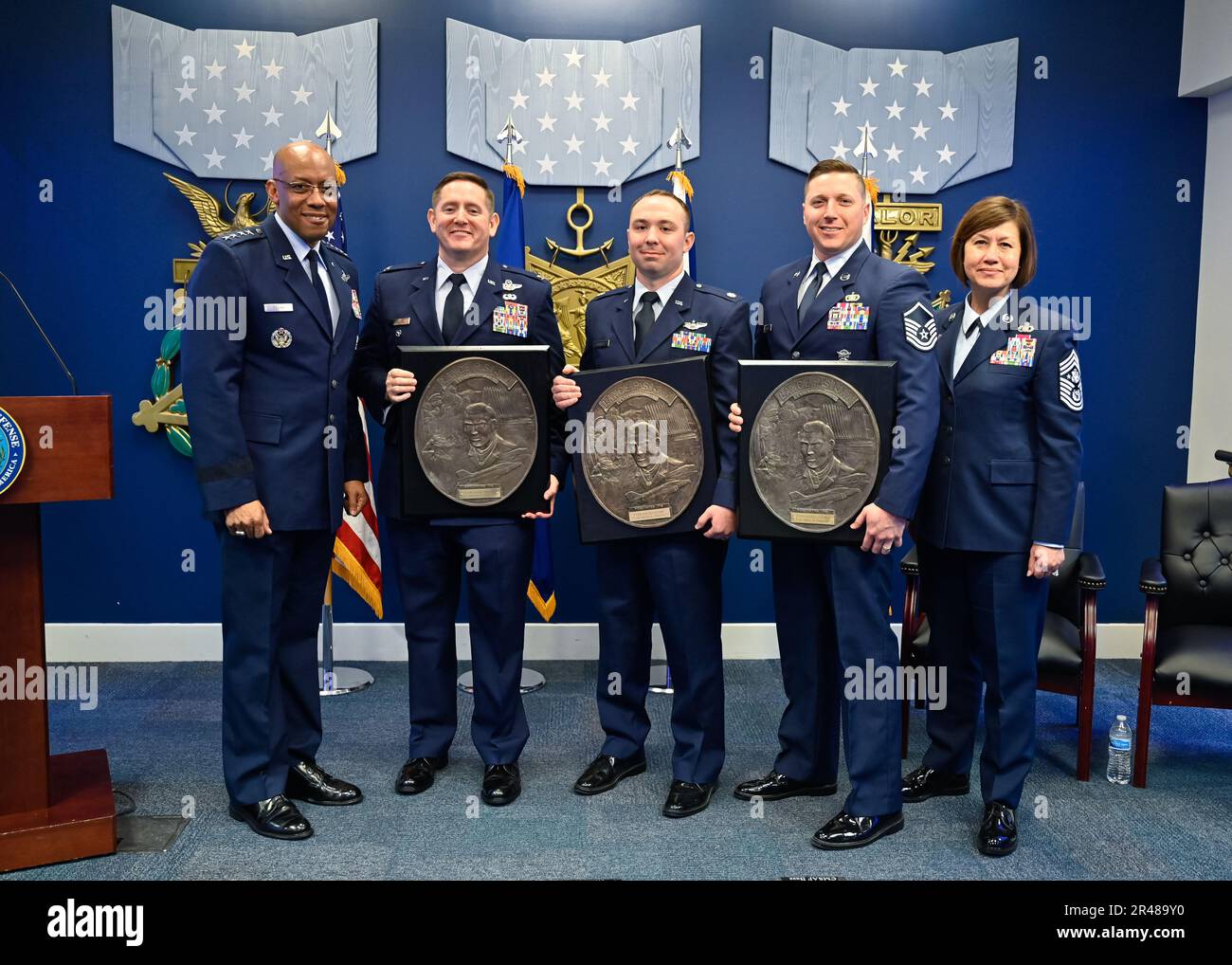 Air Force Chief of Staff Gen. CQ Brown, Jr. and Chief Master Sgt. of ...
