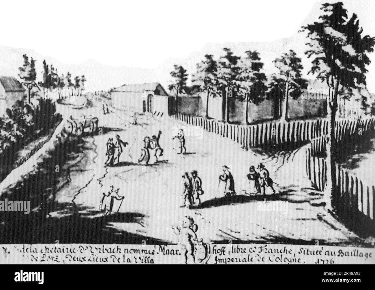 Urbach Frankfurter Straße 1726 2 Stock Photo - Alamy