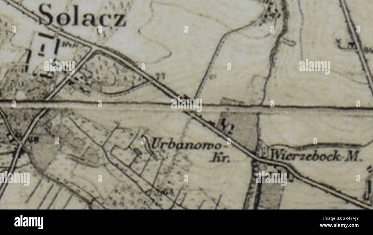 Old poznan map hi-res stock photography and images - Alamy