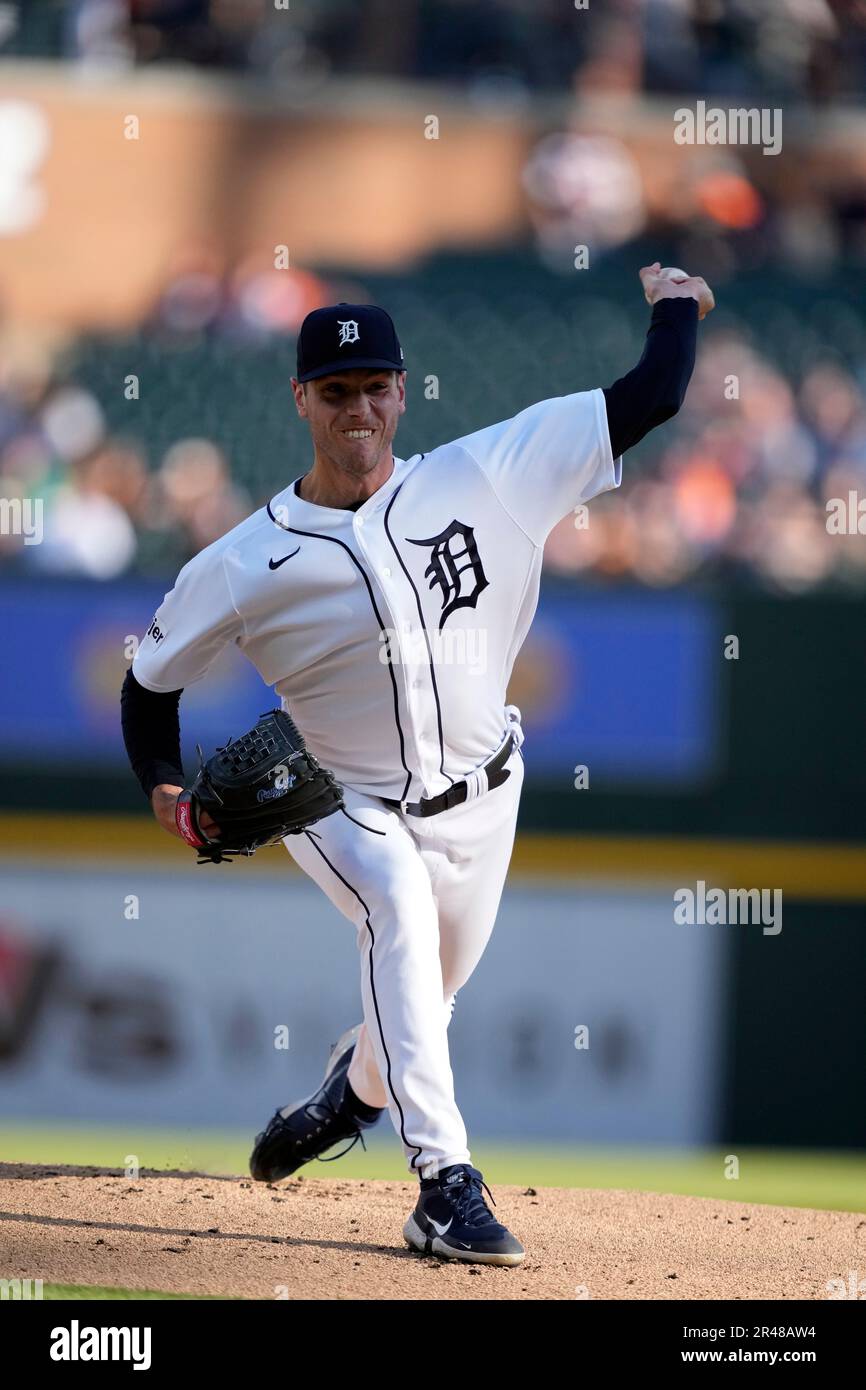 Detroit Tigers Starting Pitcher Joey Wentz Throws During The First