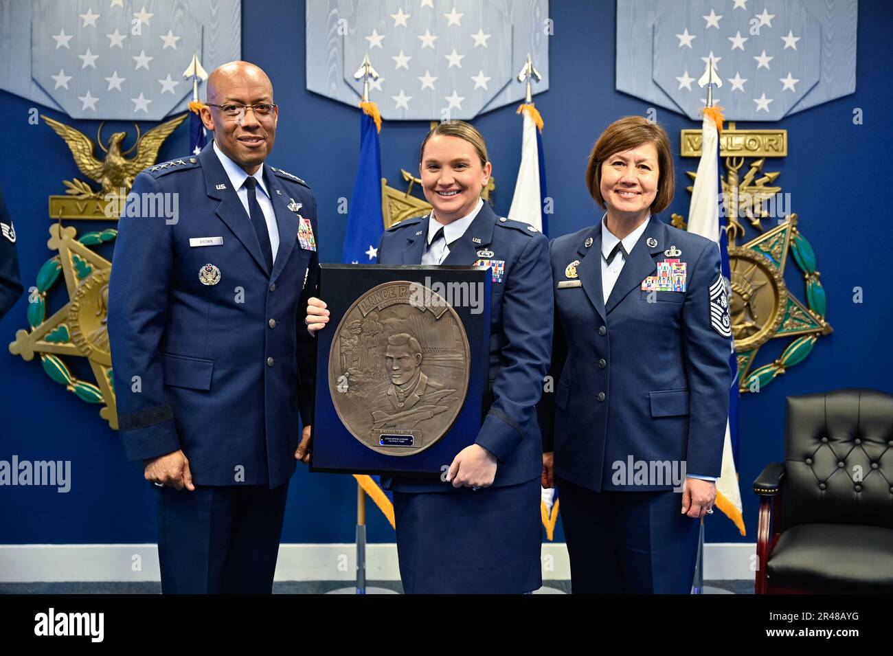 Air Force Chief of Staff Gen. CQ Brown, Jr. and Chief Master Sgt. of ...