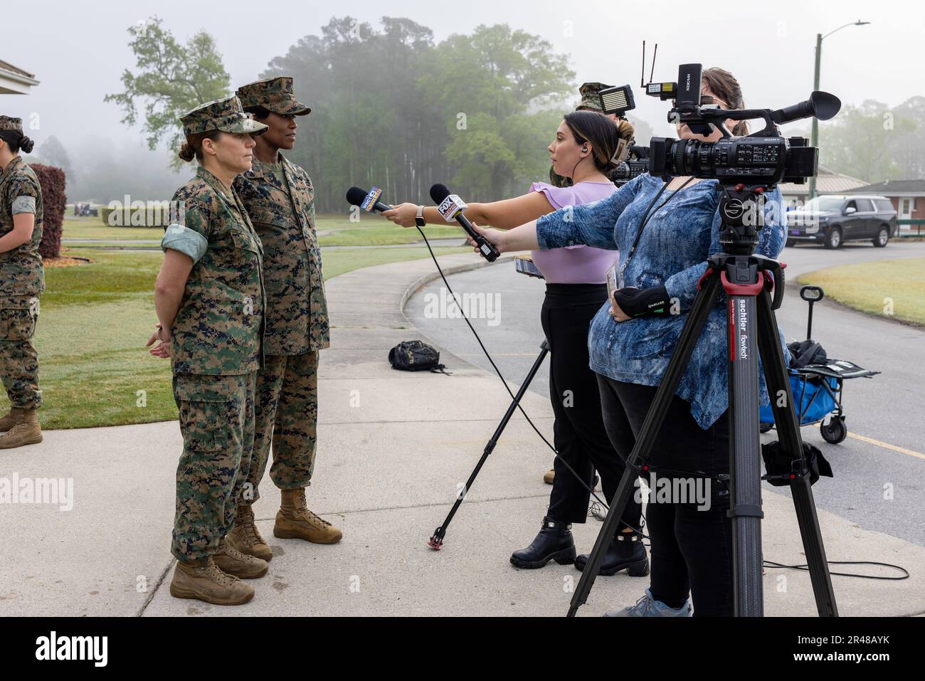 U.S. Marine Corps leaders with Marine Corps Instillation East are ...
