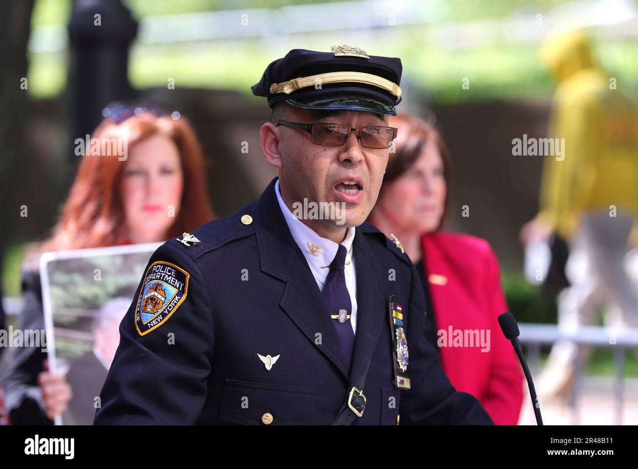 One Police Plaza, New York, USA, May 26, 2023 - New York City ...