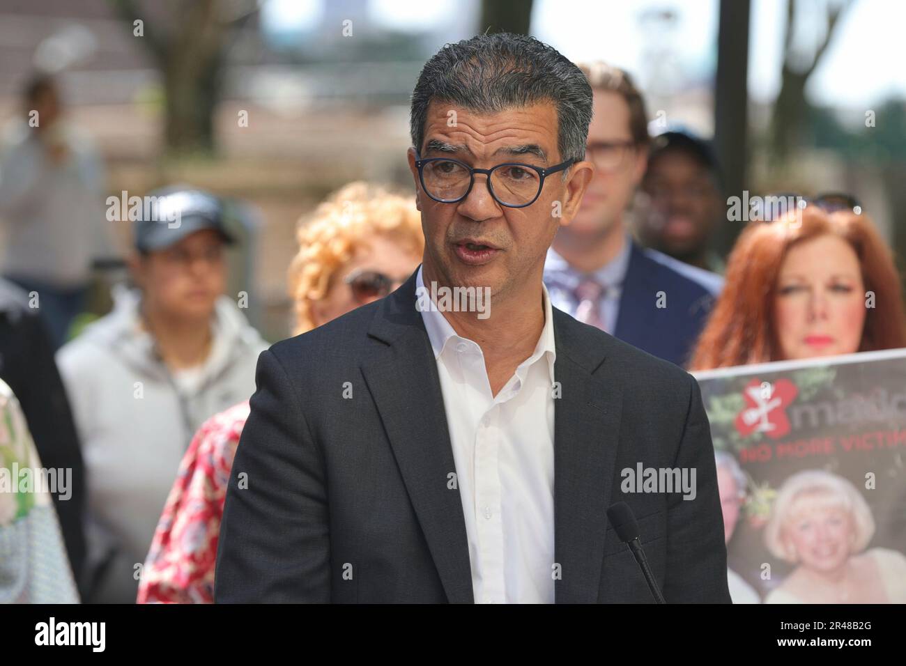 One Police Plaza, New York, USA, May 26, 2023 - New York City ...