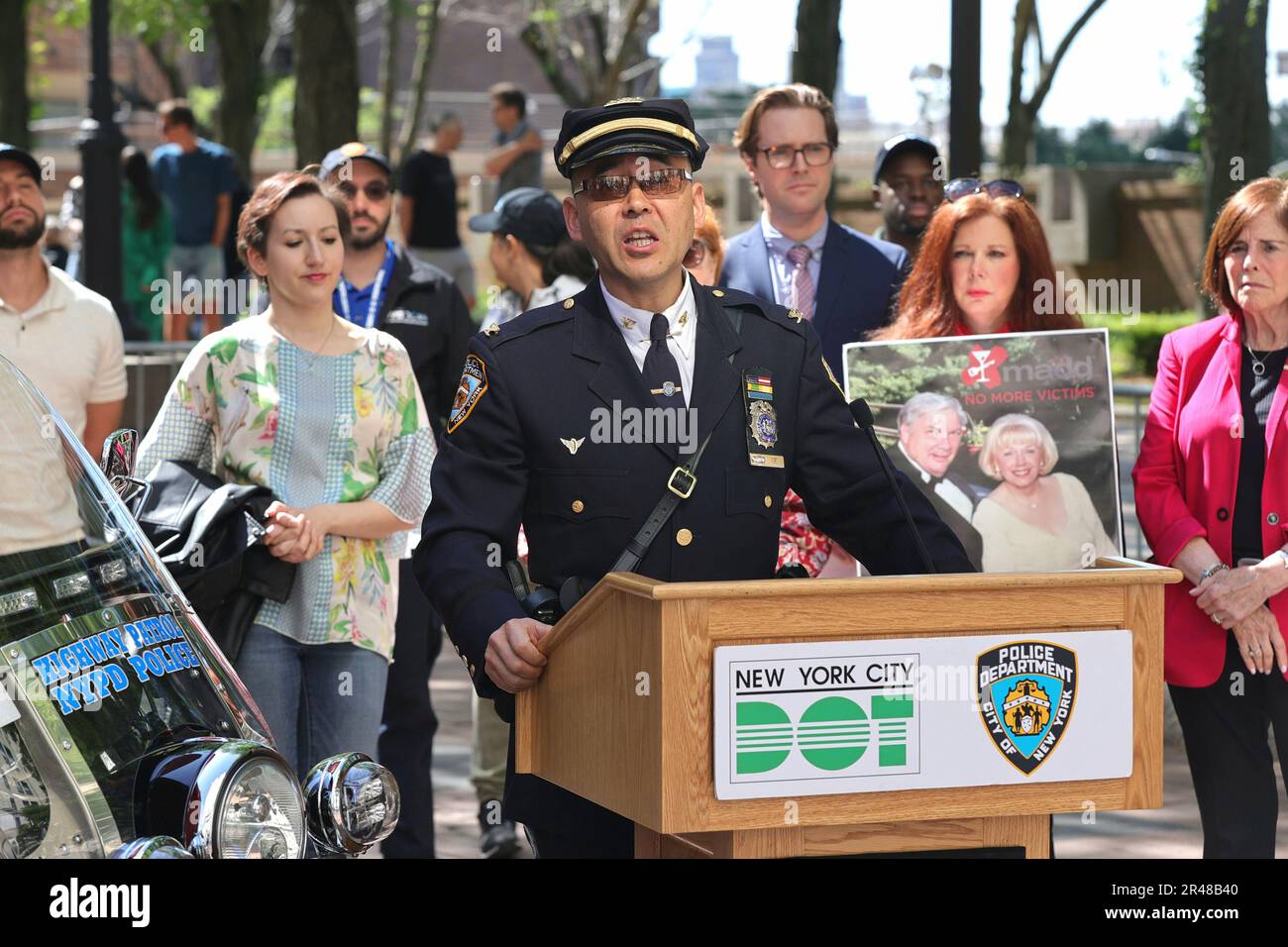 One Police Plaza, New York, USA, May 26, 2023 - New York City ...