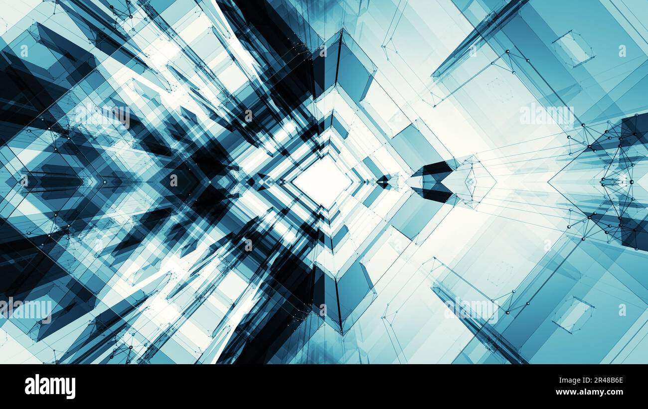 Abstract background futuristic concept space technology. 3d rendering ...