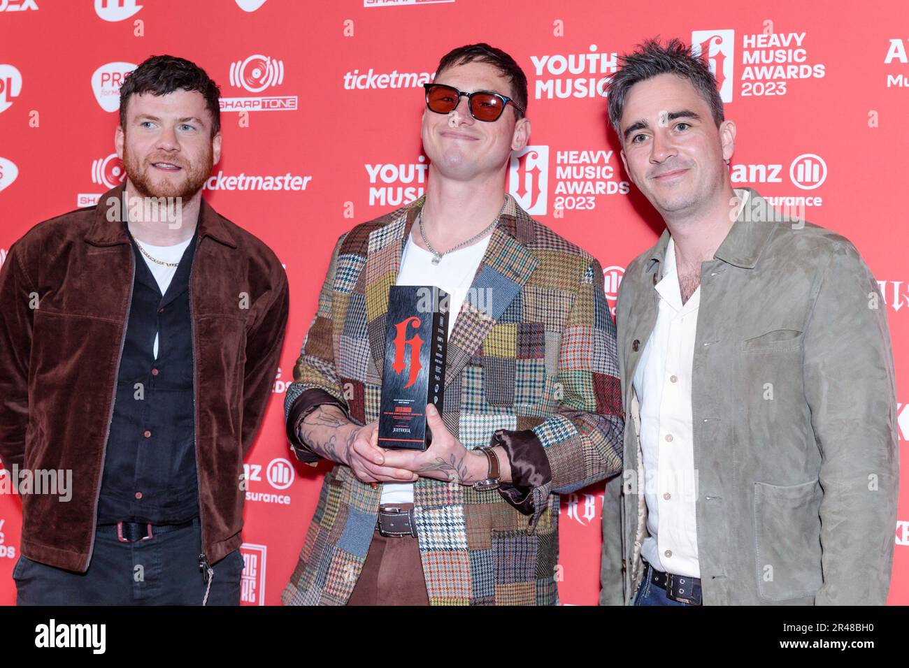Heavy Music Awards, OVO Arena Wembley, UK. 26th May 2023. Enter Shikari ...