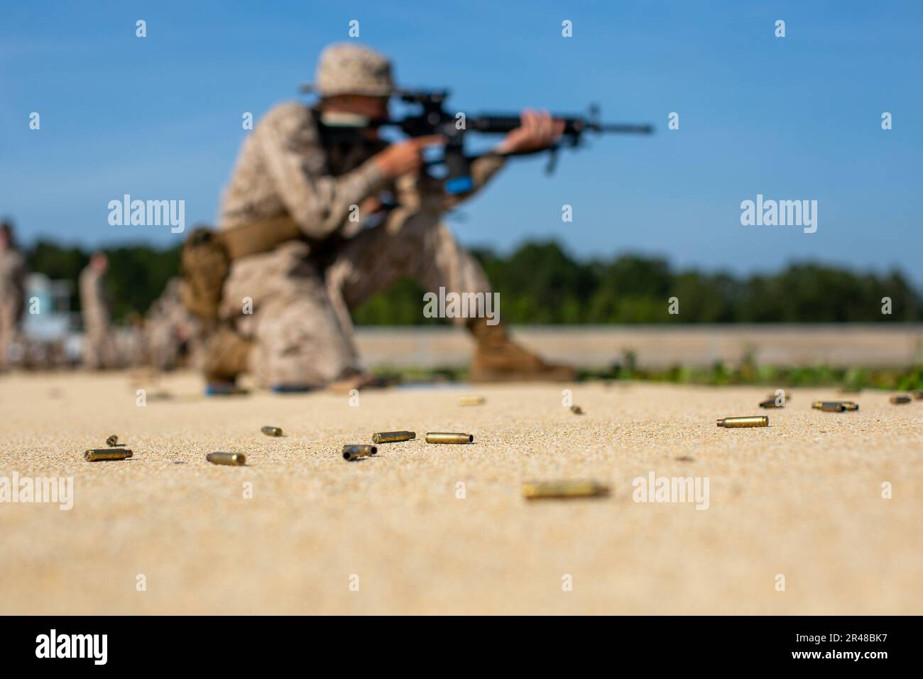 U.S. Marine Corps recruits with Oscar Company, 4th Recruit Training ...