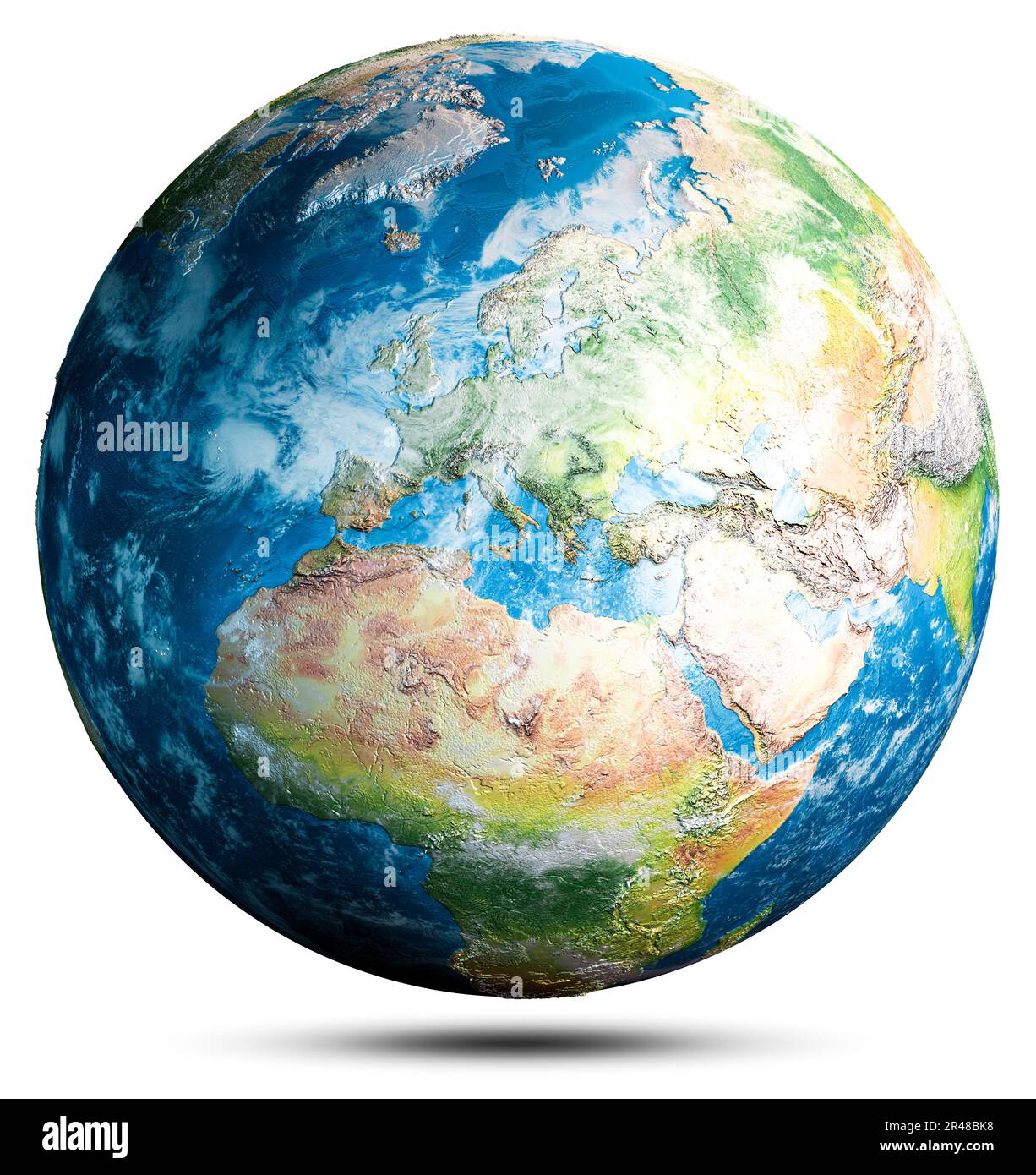 Planet Earth globe world. Elements of this image furnished by NASA. 3d ...
