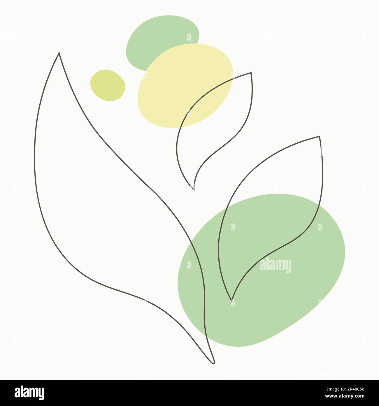 Linear leaves hi-res stock photography and images - Alamy