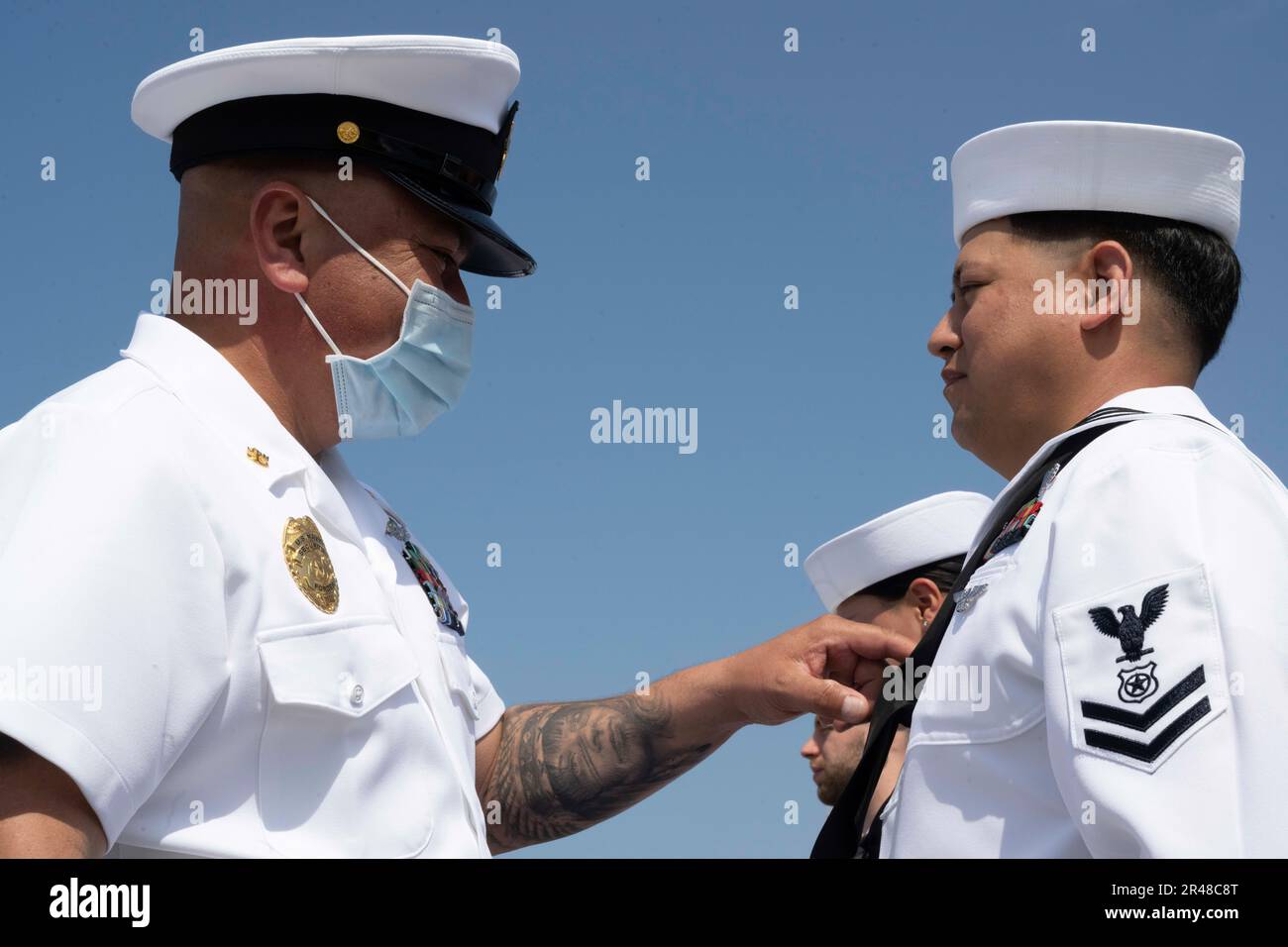 WHITE BEACH, Japan (April 11, 2023) Chief Master-at-Arms Jesus ...