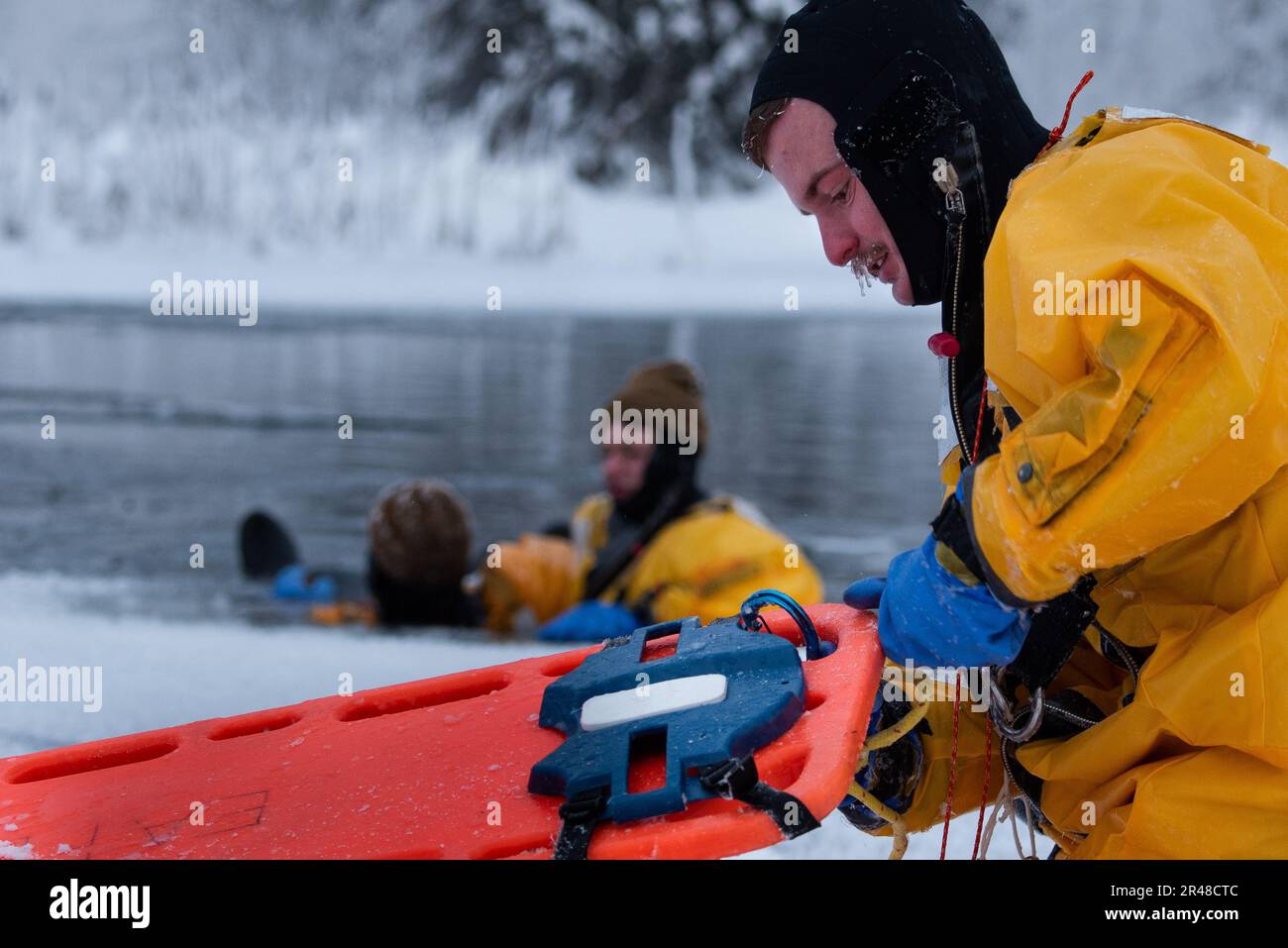 U.S. Air Force Airman 1st Class Austin Conner, a fire protection ...
