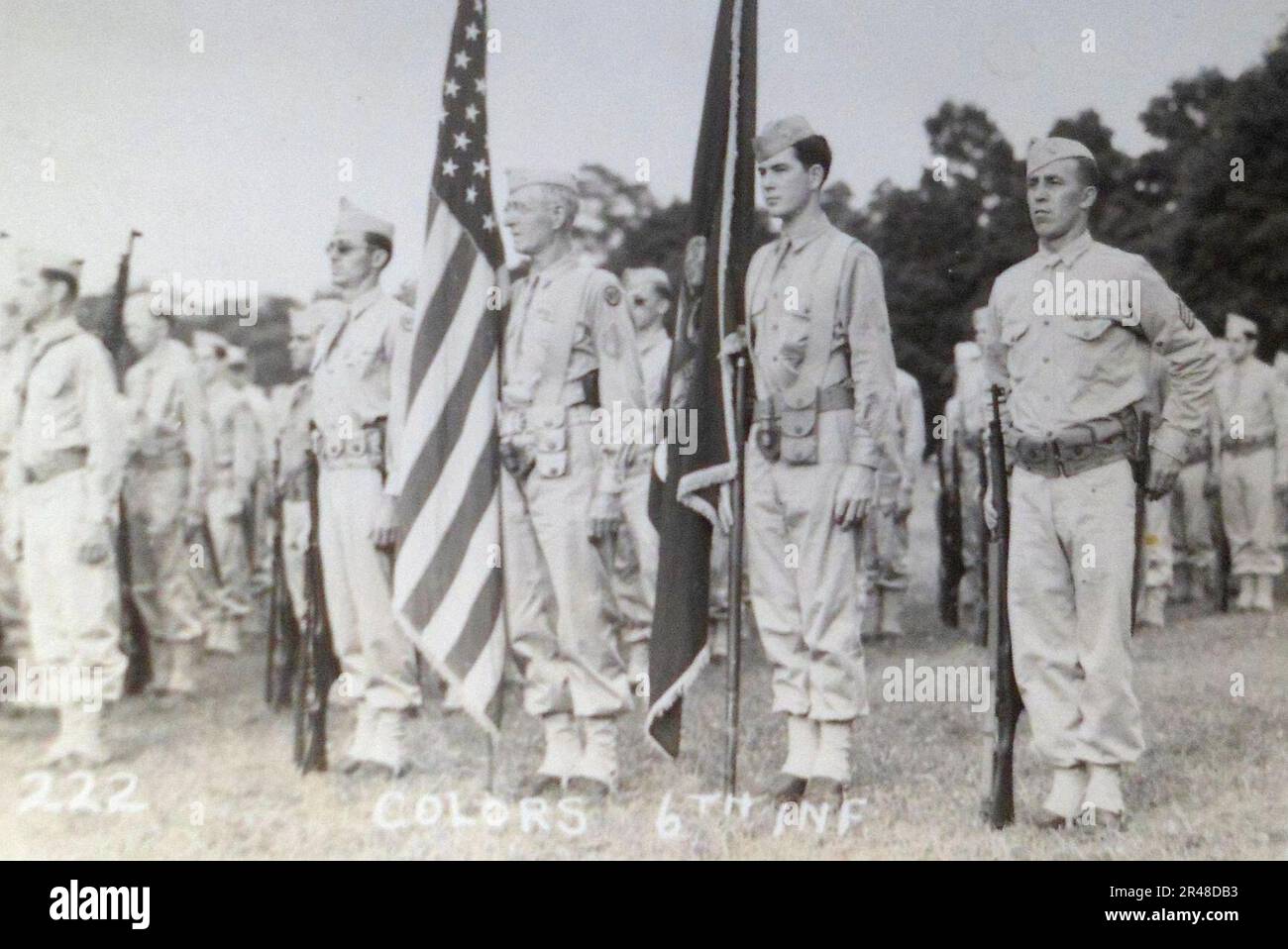 US 6th infantry color guard2 Stock Photo - Alamy