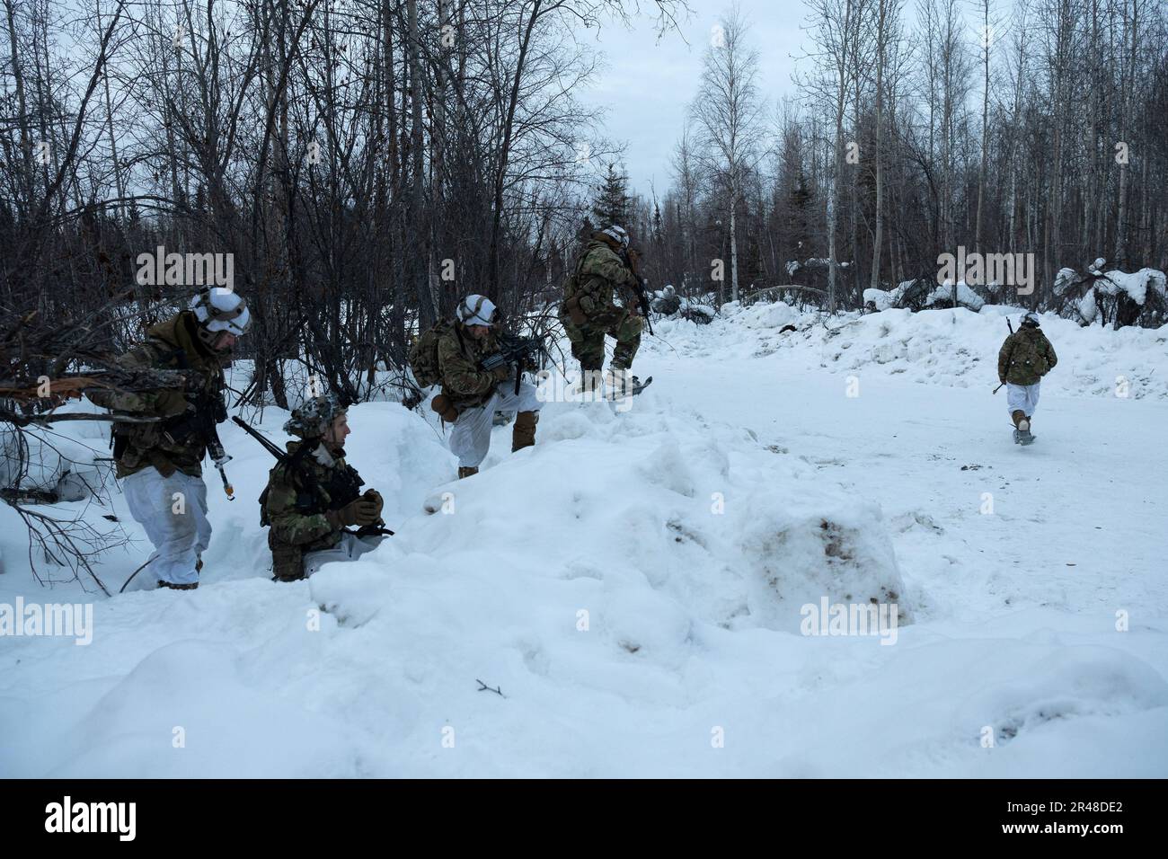 U.S. Army infantrymen with Blackfoot Company, 1st Battalion, 501st ...
